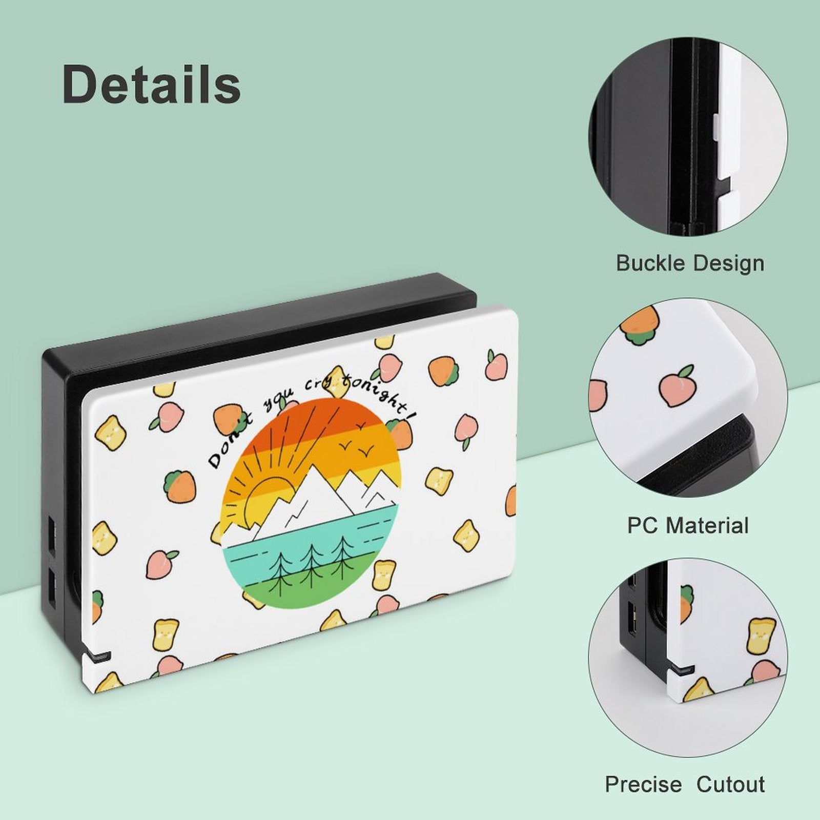 Nintendo Switch Dock Cover personalisiert | Faceplate Hülle Hardcase ...