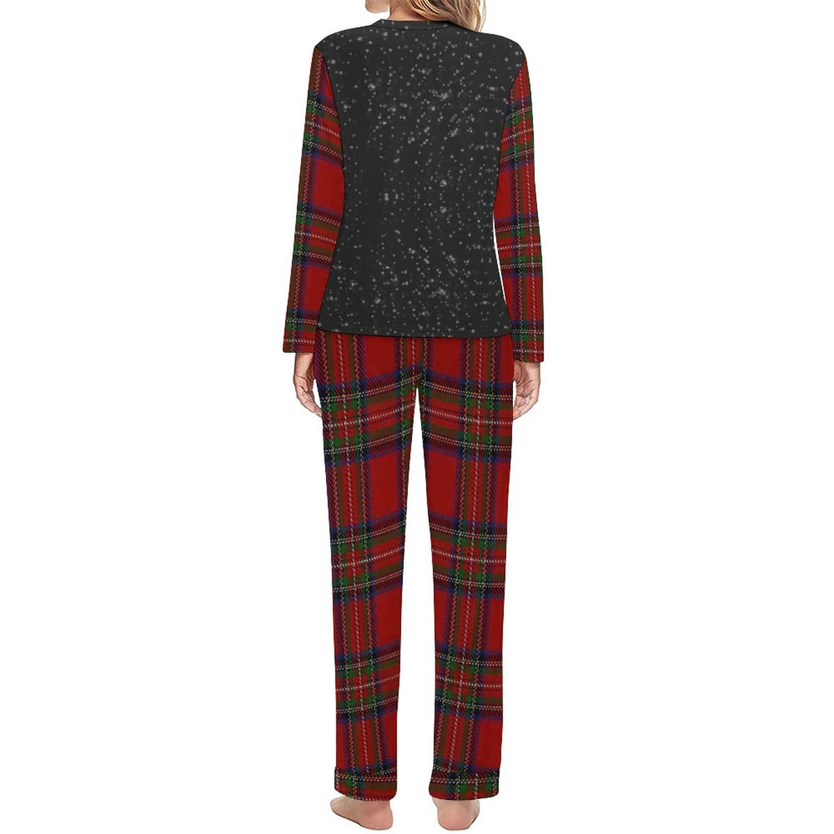 Multi-Image-Druck Pajamas lang zweiteiliger Schlafanzug Damen / Frau ...